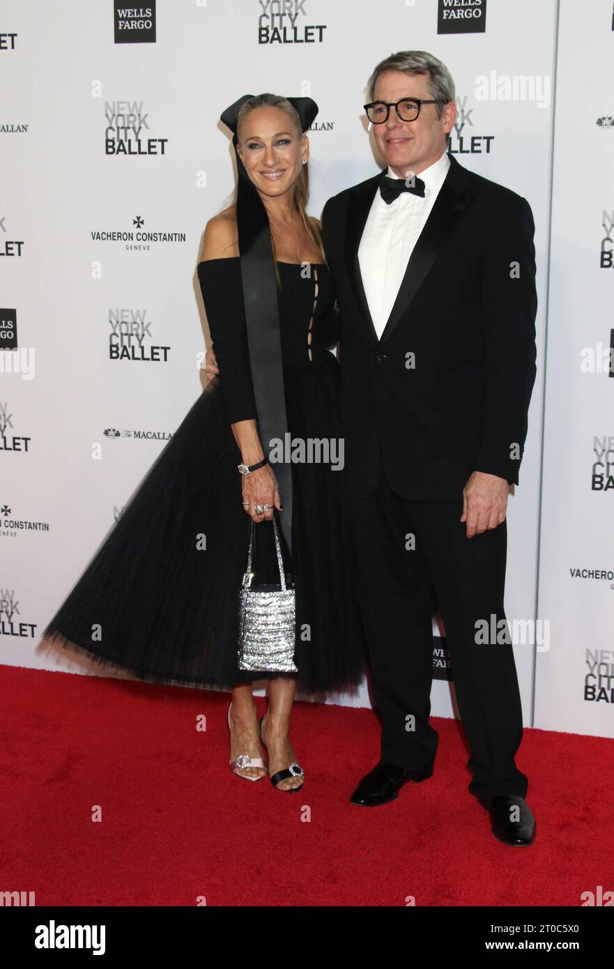 NEW YORK, NY- OCTOBER 5: Sarah Jessica Parker and Matthew Broderick at ...