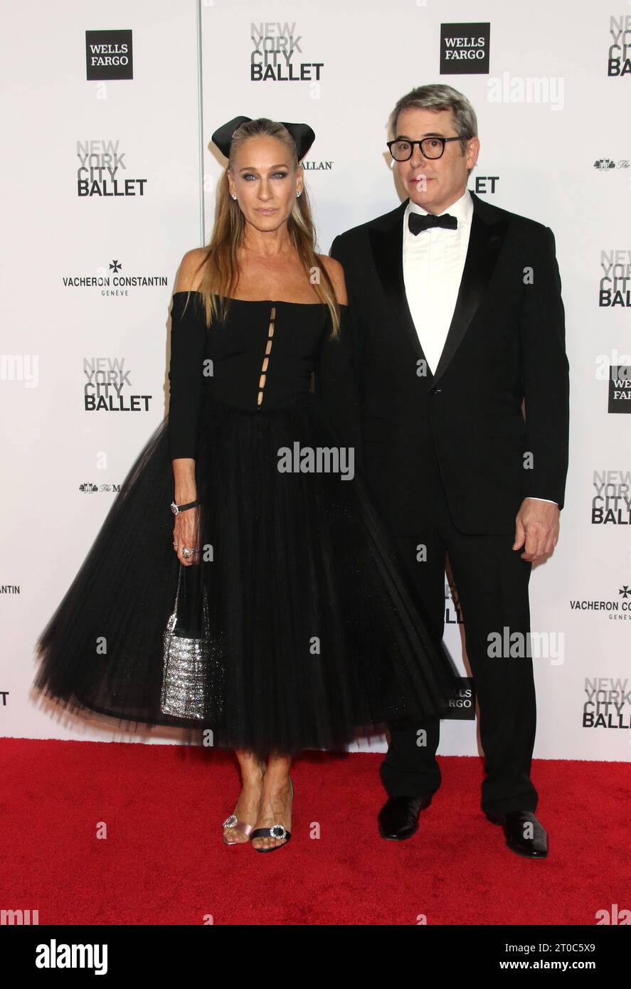 NEW YORK, NY- OCTOBER 5: Sarah Jessica Parker and Matthew Broderick at ...