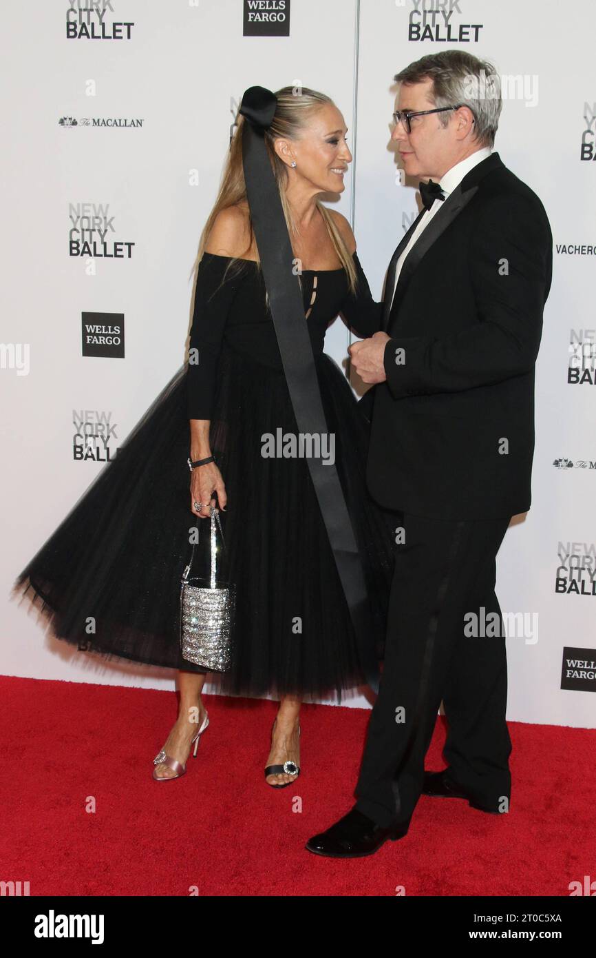 NEW YORK, NY- OCTOBER 5: Sarah Jessica Parker and Matthew Broderick at ...