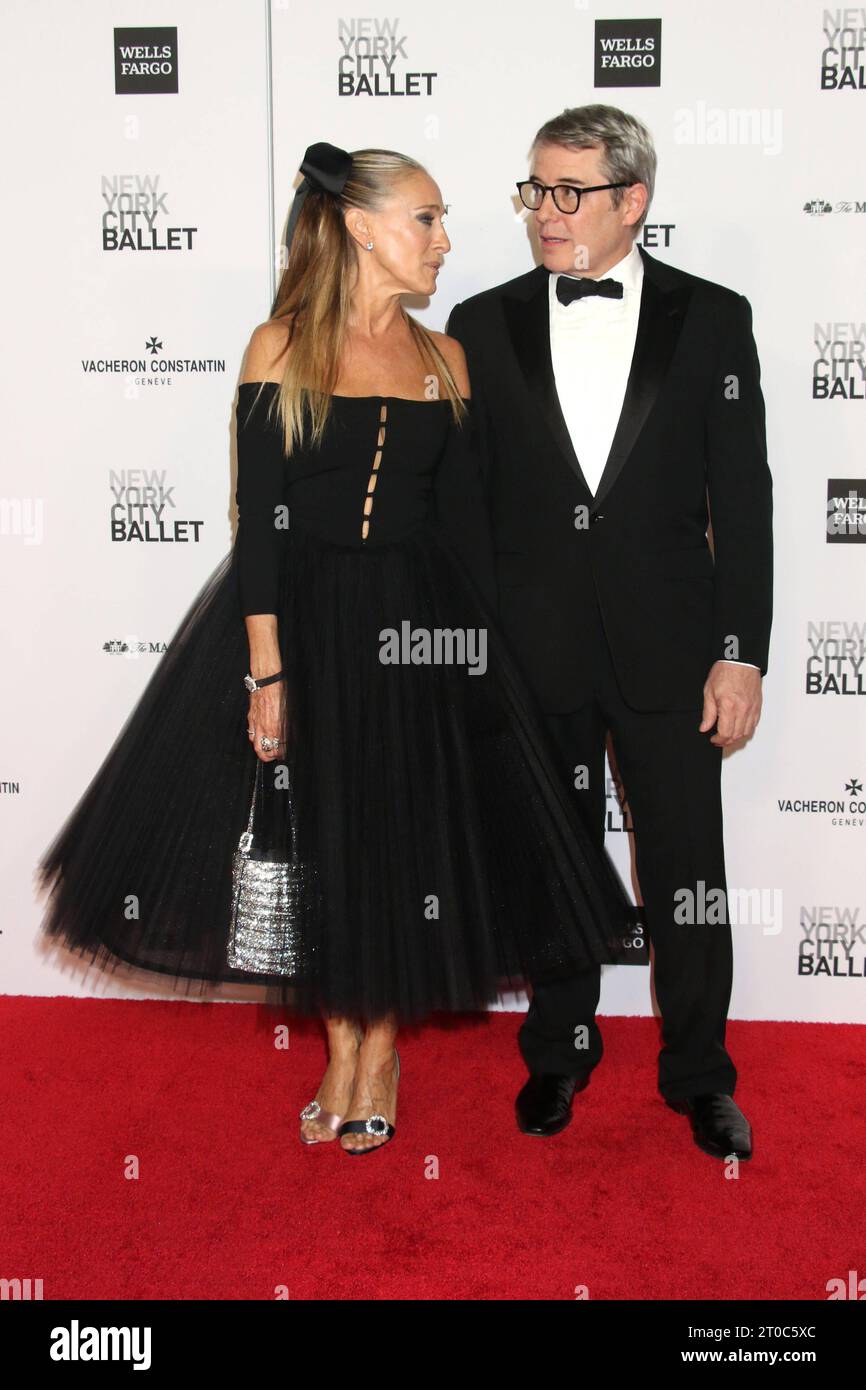 NEW YORK, NY- OCTOBER 5: Sarah Jessica Parker and Matthew Broderick at ...