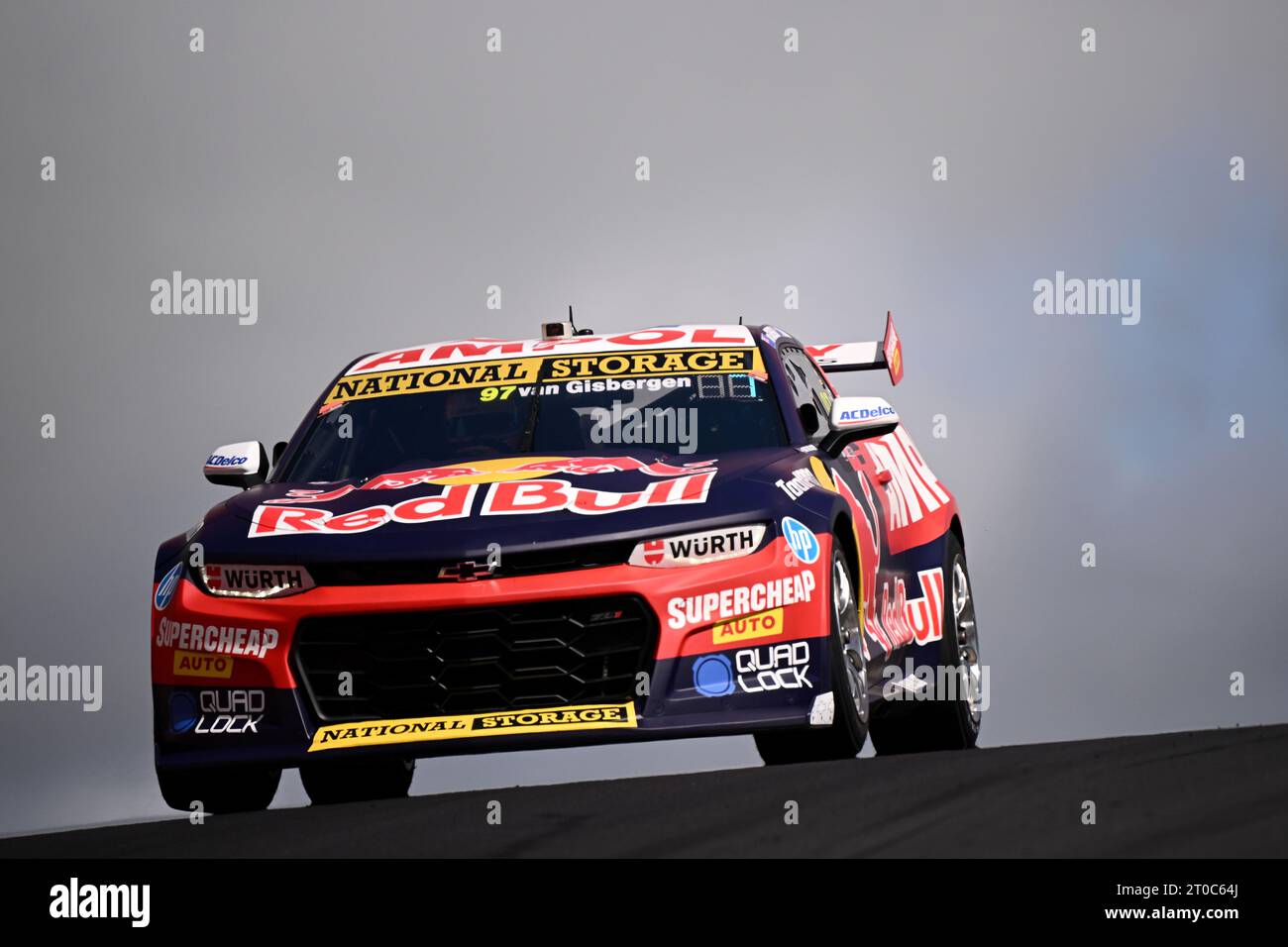 Bathurst, Australia. 06th Oct, 2023. Shane van Gisbergen drives the Red ...