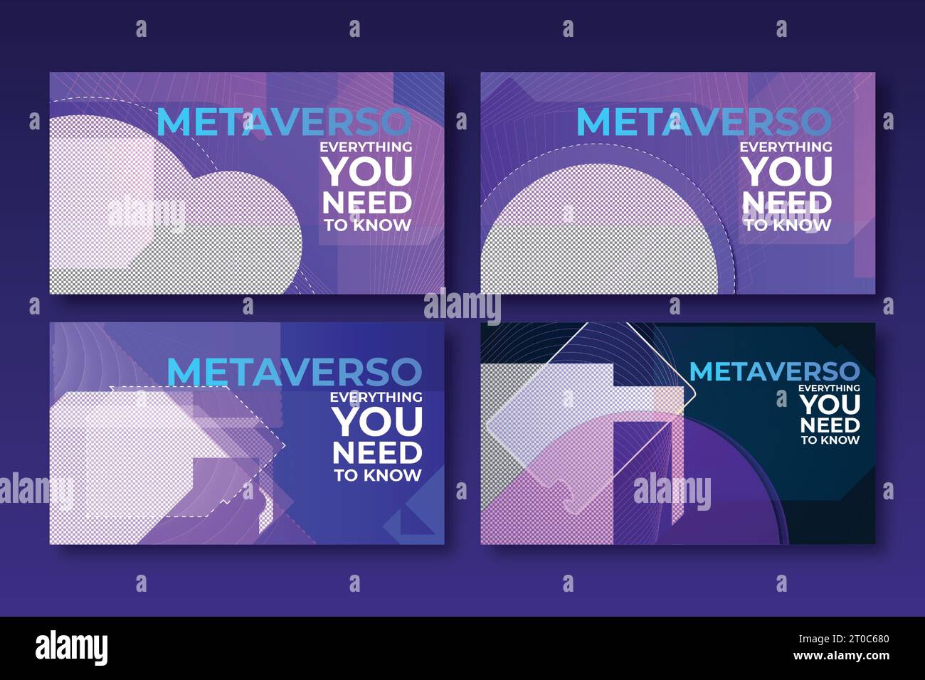 neon futuristic youtube thumbnail technology metaverse concept design ...