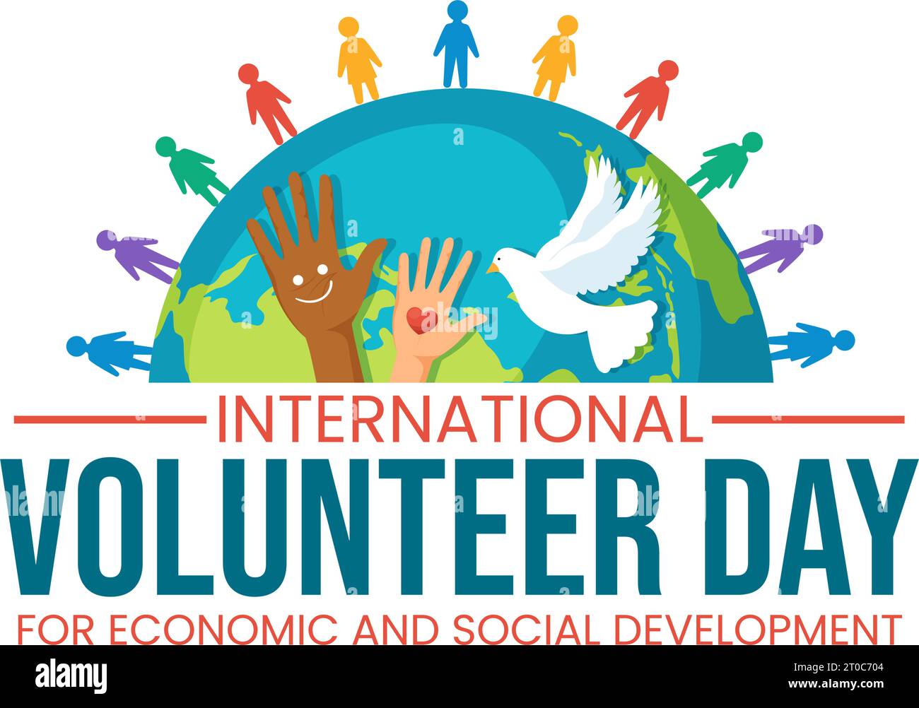 Volunteer week cartoon hi-res stock photography and images - Alamy