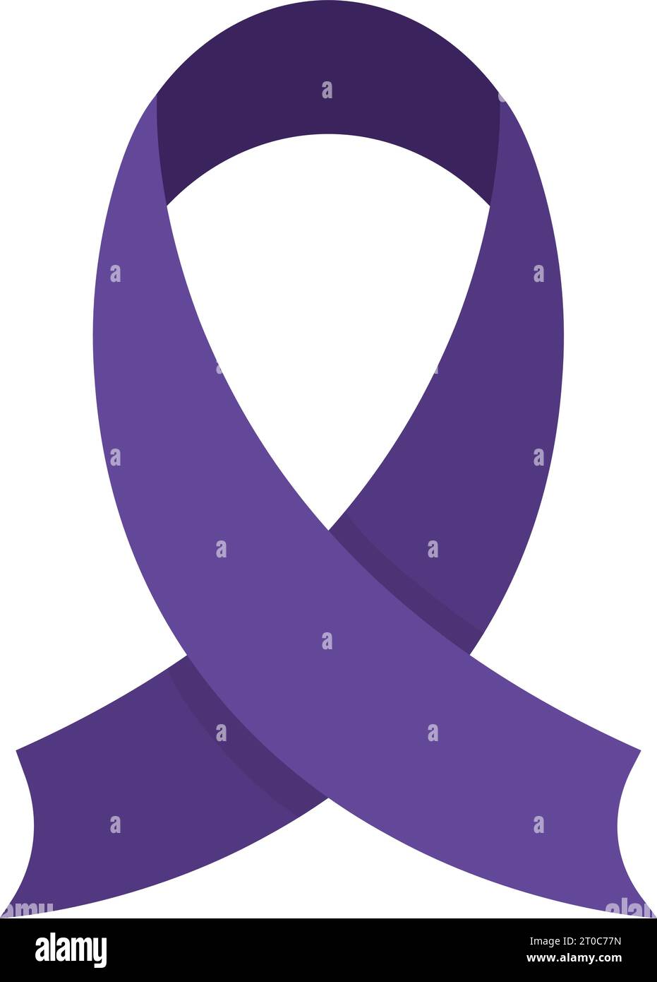 purple ribbon campaign illustration Stock Vector Image & Art - Alamy