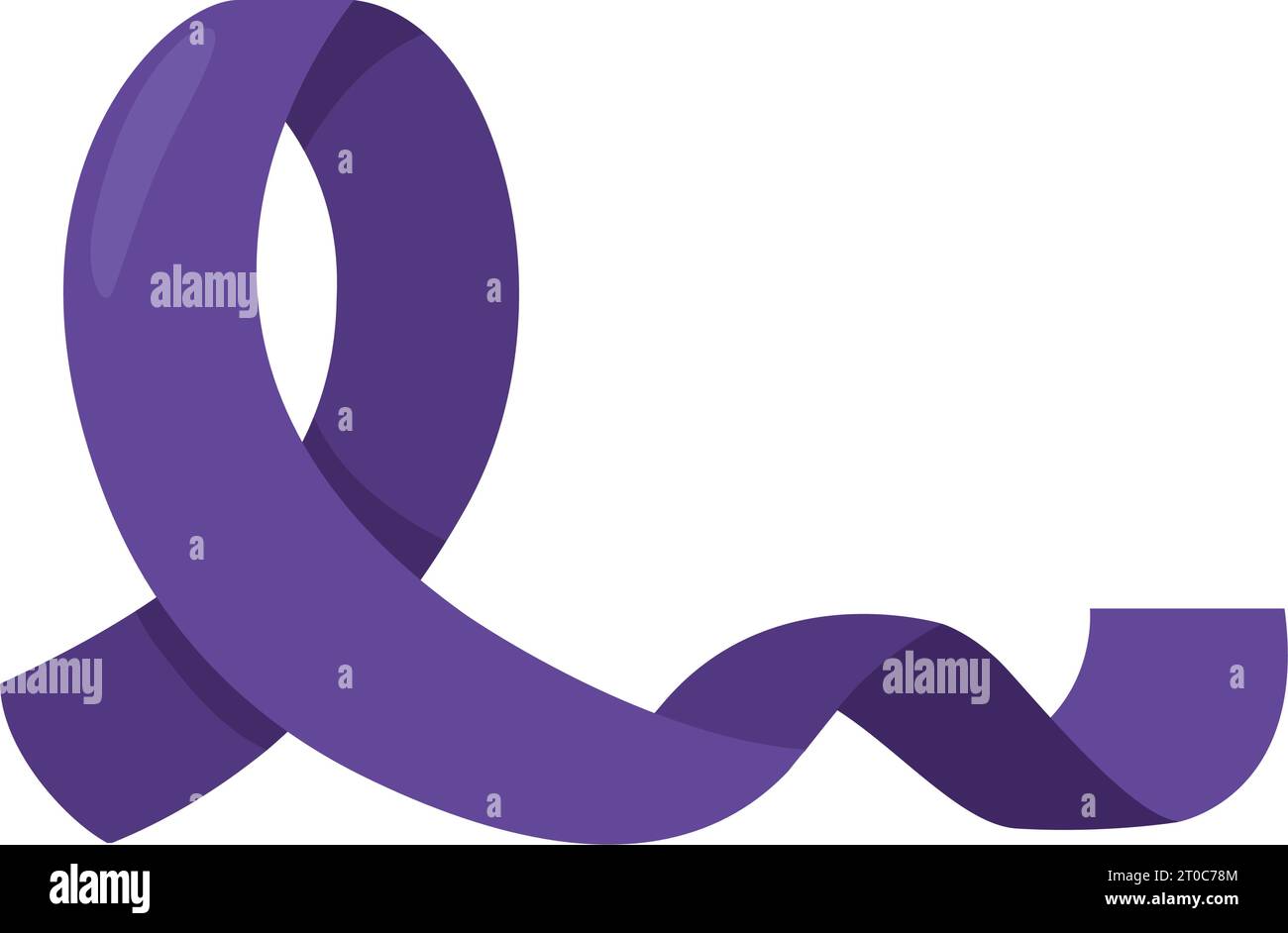purple ribbon campaign emblem Stock Vector Image & Art - Alamy