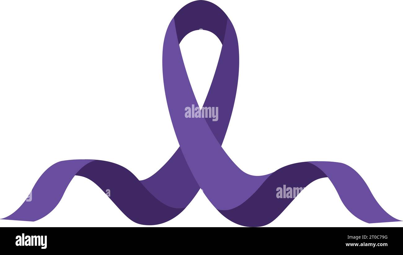 purple ribbon campaign awareness Stock Vector Image & Art - Alamy