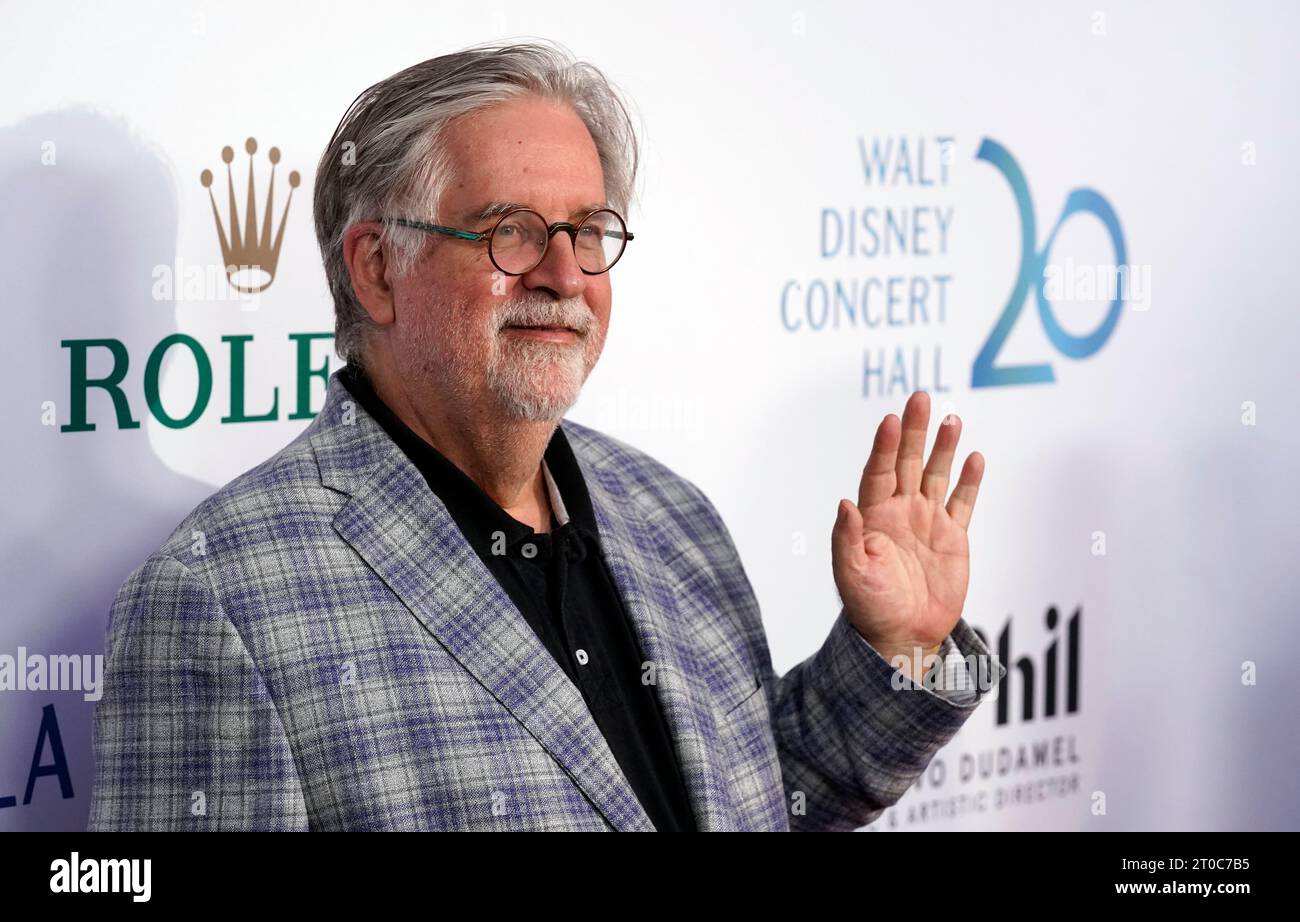 Matt Groening poses at the 2023 Los Angeles Philharmonic Gala,Thursday ...