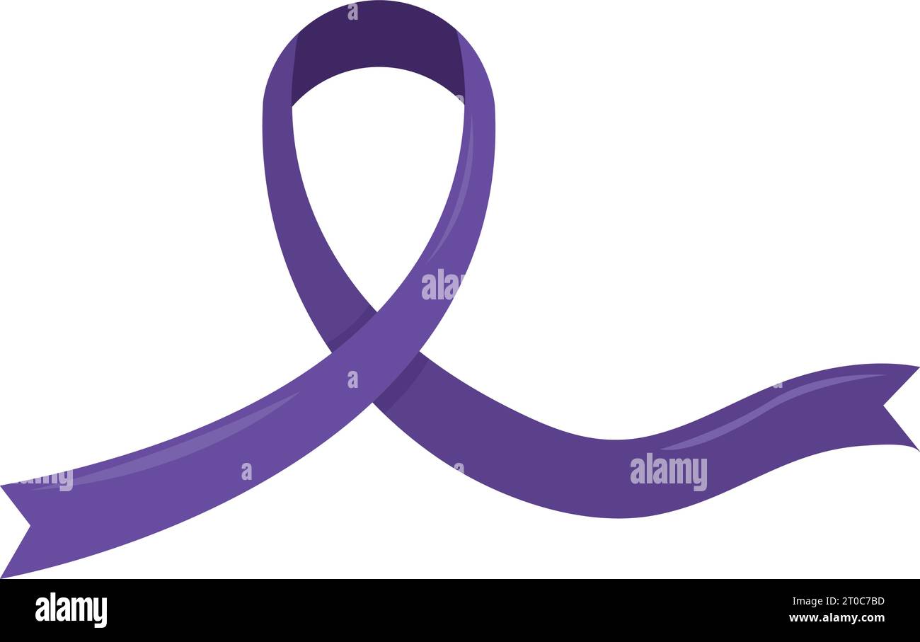 purple ribbon campaign domestic violence Stock Vector Image & Art - Alamy