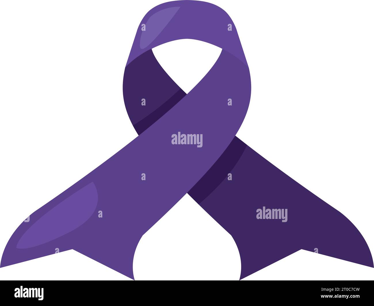 purple ribbon campaign symbol Stock Vector Image & Art - Alamy