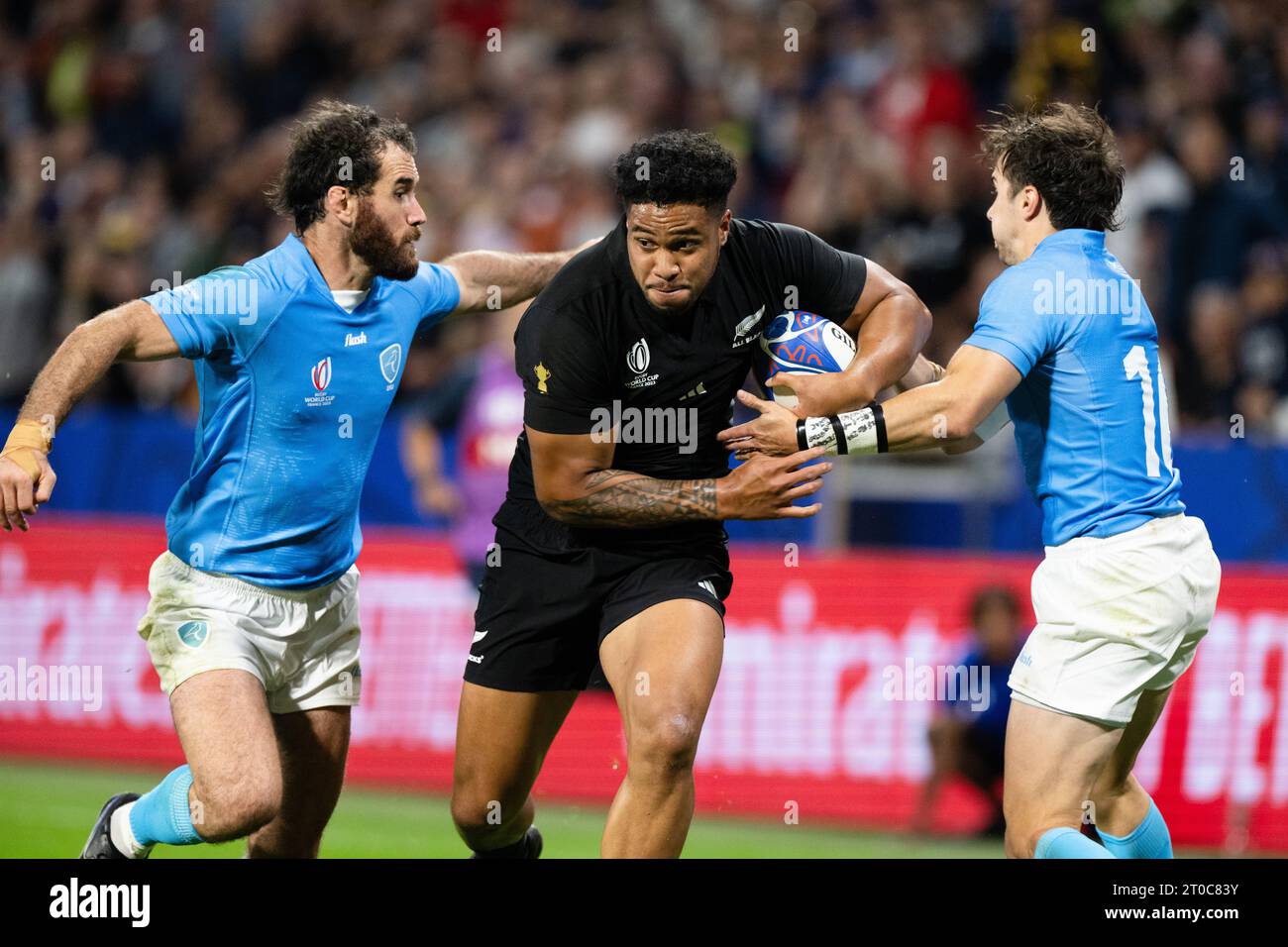 Leicester Fainga'anuku (NZL) during the 2023 Rugby World Cup Pool A ...