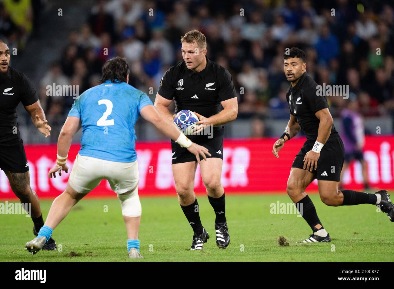 Sam Cane (NZL) during the 2023 Rugby World Cup Pool A match between New ...