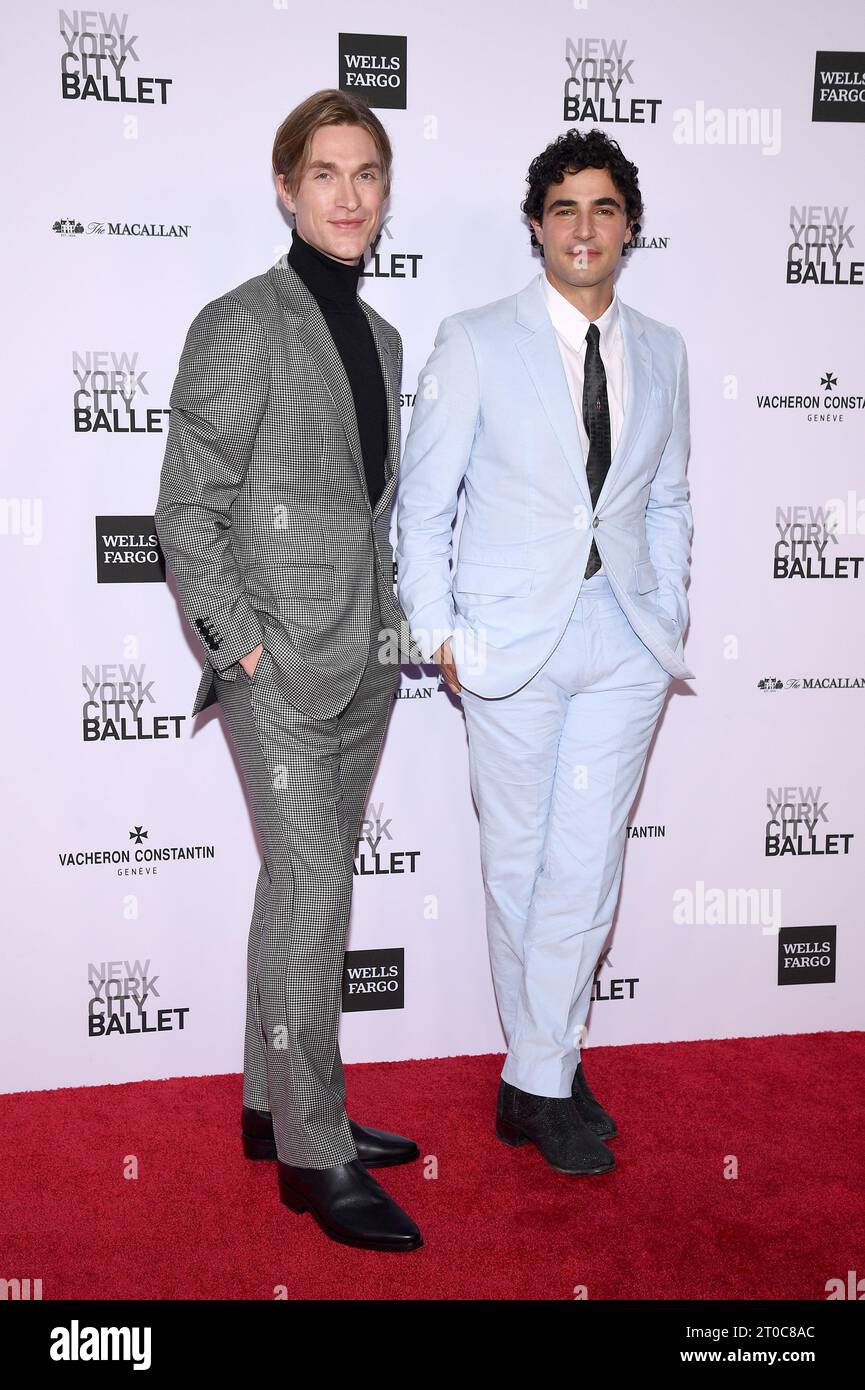 New York, USA. 05th Oct, 2023. (L-R) (L-R) Harrison Ball and Zac Posen ...