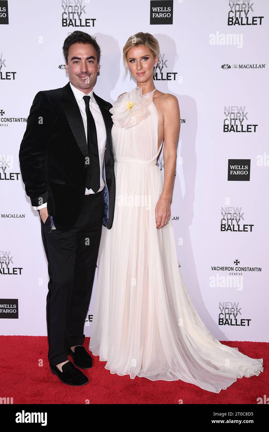 New York, USA. 05th Oct, 2023. (L-R) Fernando Garcia and Nicky Hilton ...