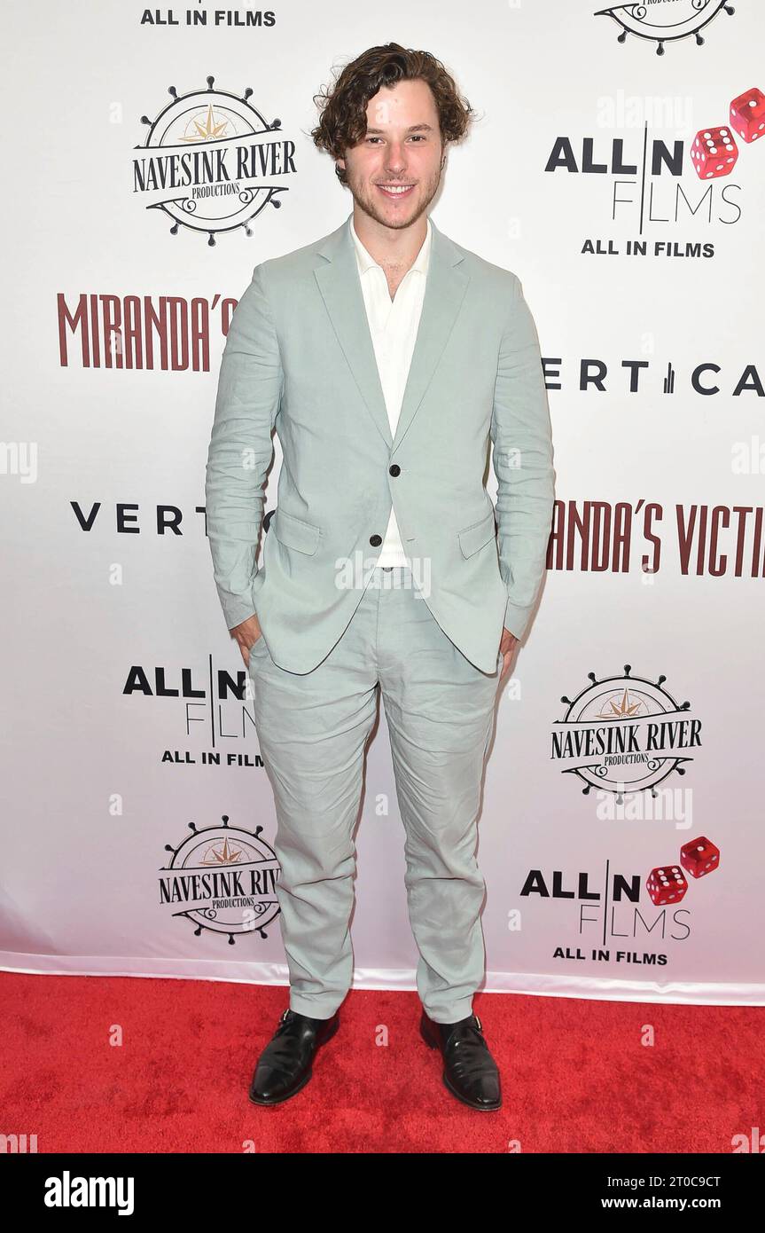 Nolan Gould arrives at the premiere of "Miranda's Victim" on Thursday ...