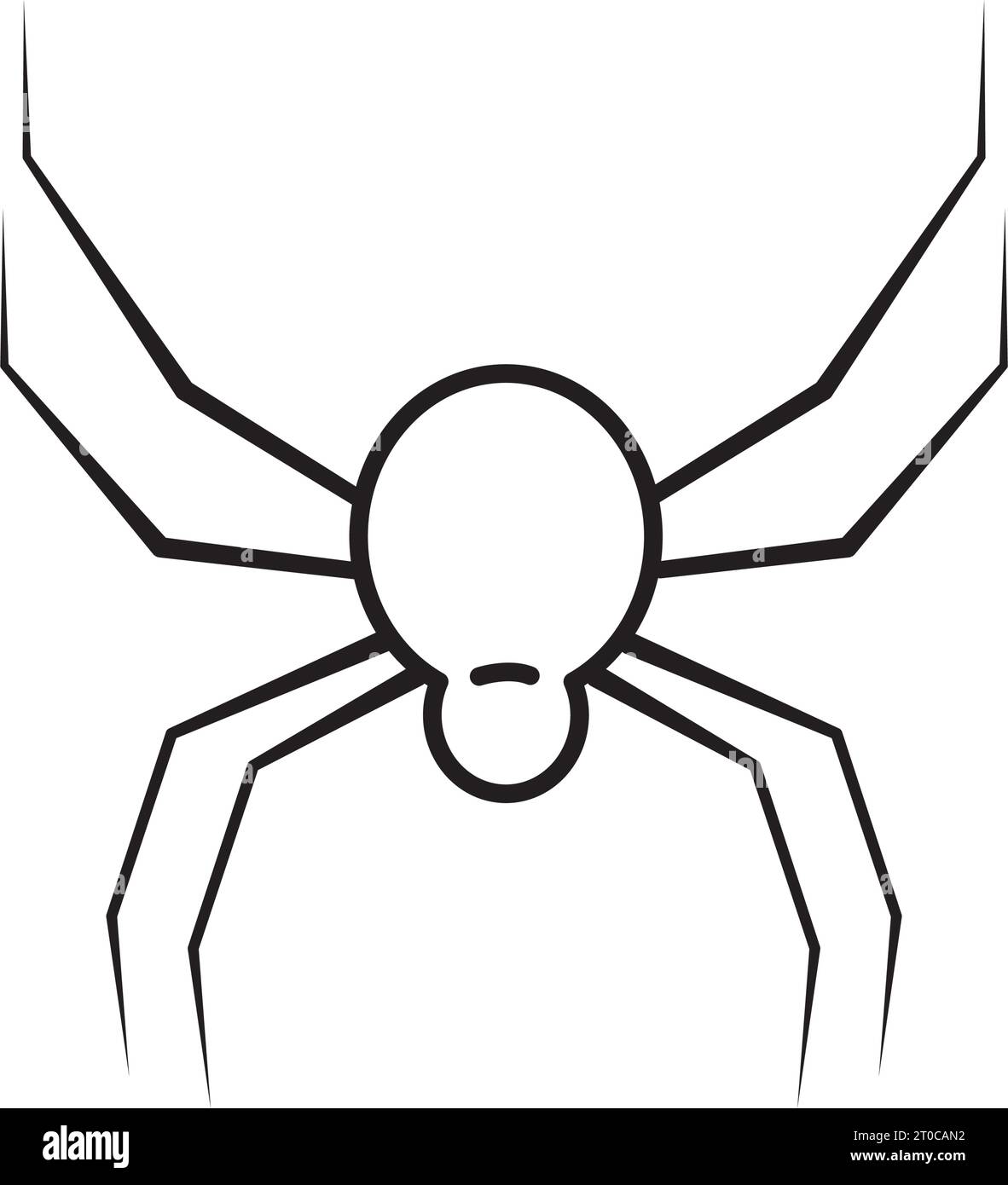 halloween spider illustration Stock Vector Image & Art - Alamy