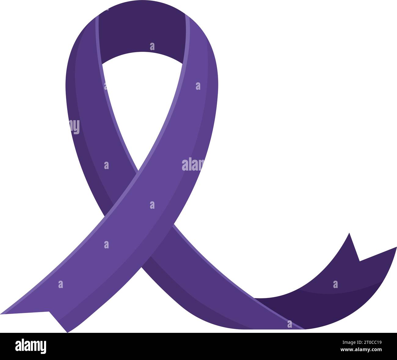 purple ribbon campaign illustration design Stock Vector Image & Art - Alamy