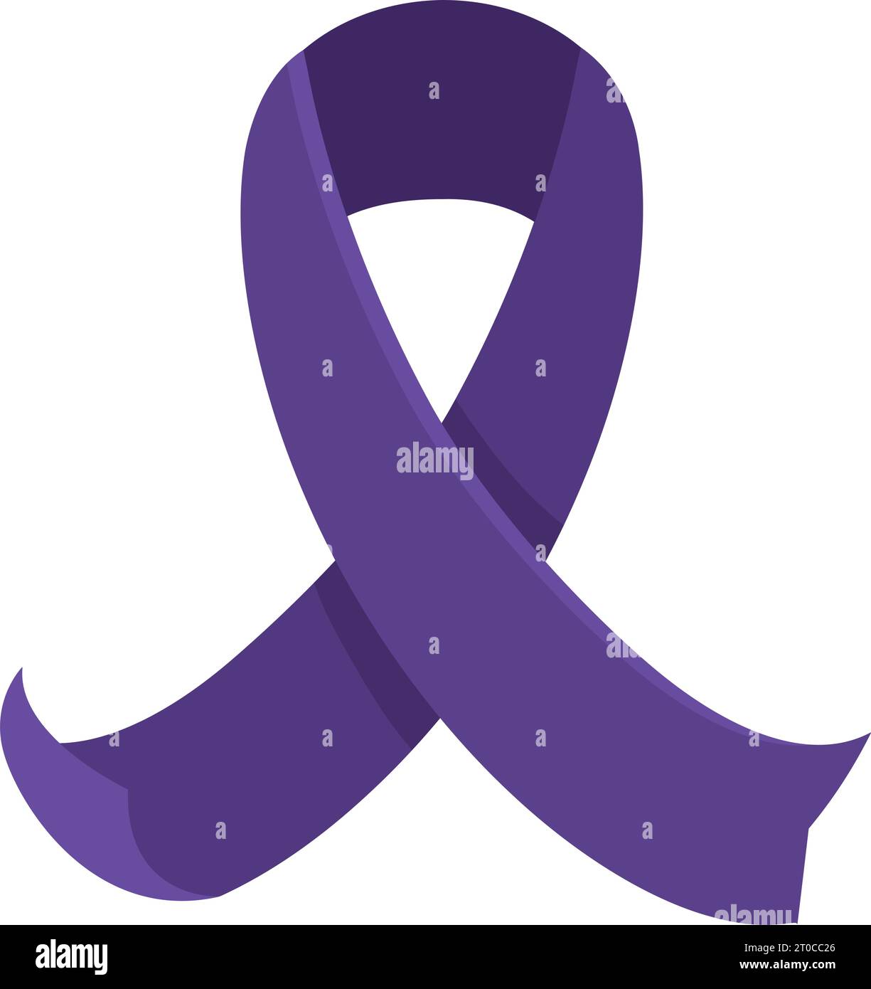 purple ribbon campaign isolated Stock Vector Image & Art - Alamy