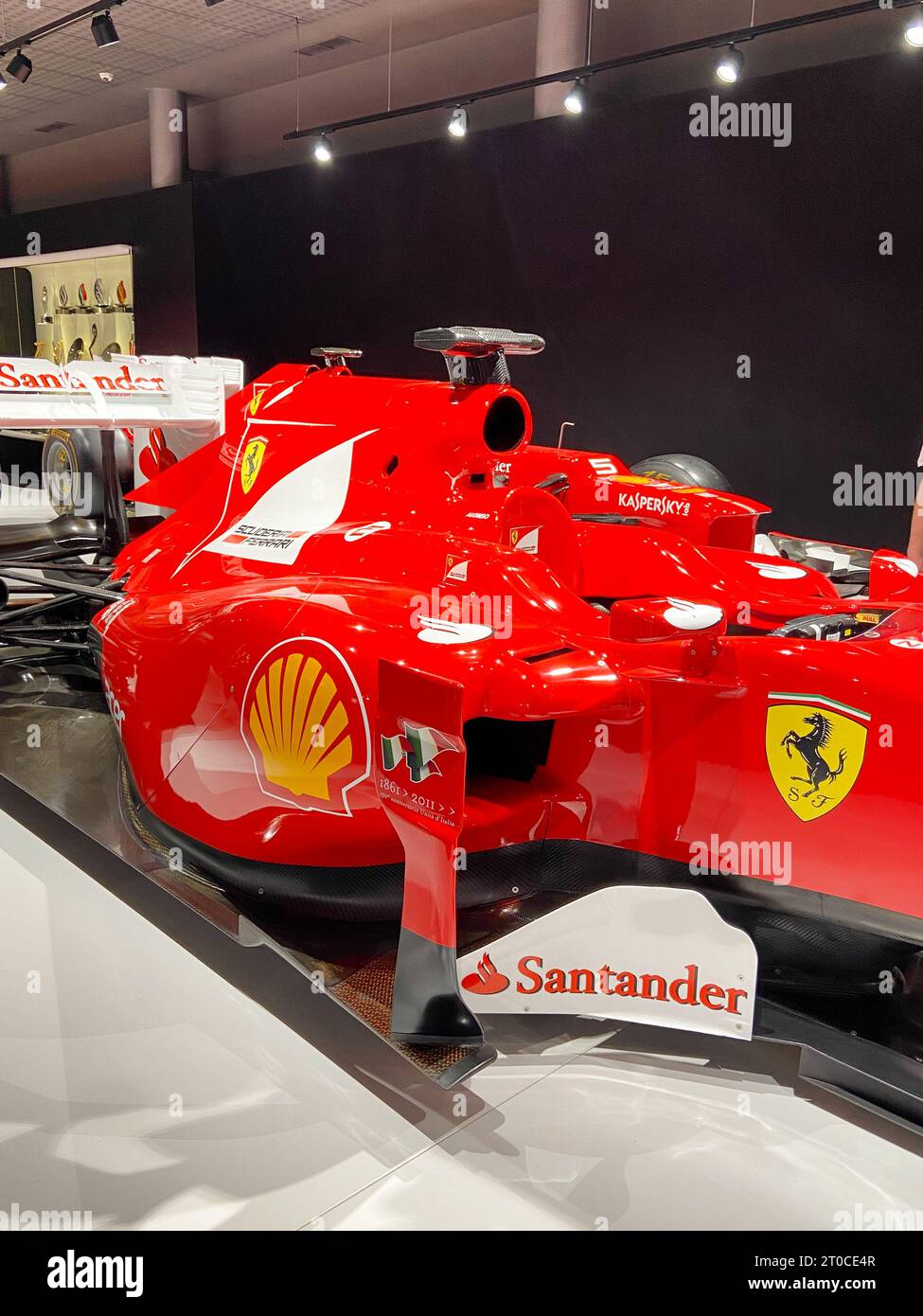 Llanera , Spain - 10 02 2023 : Fernando Alonso of Ferrari F1 team ...