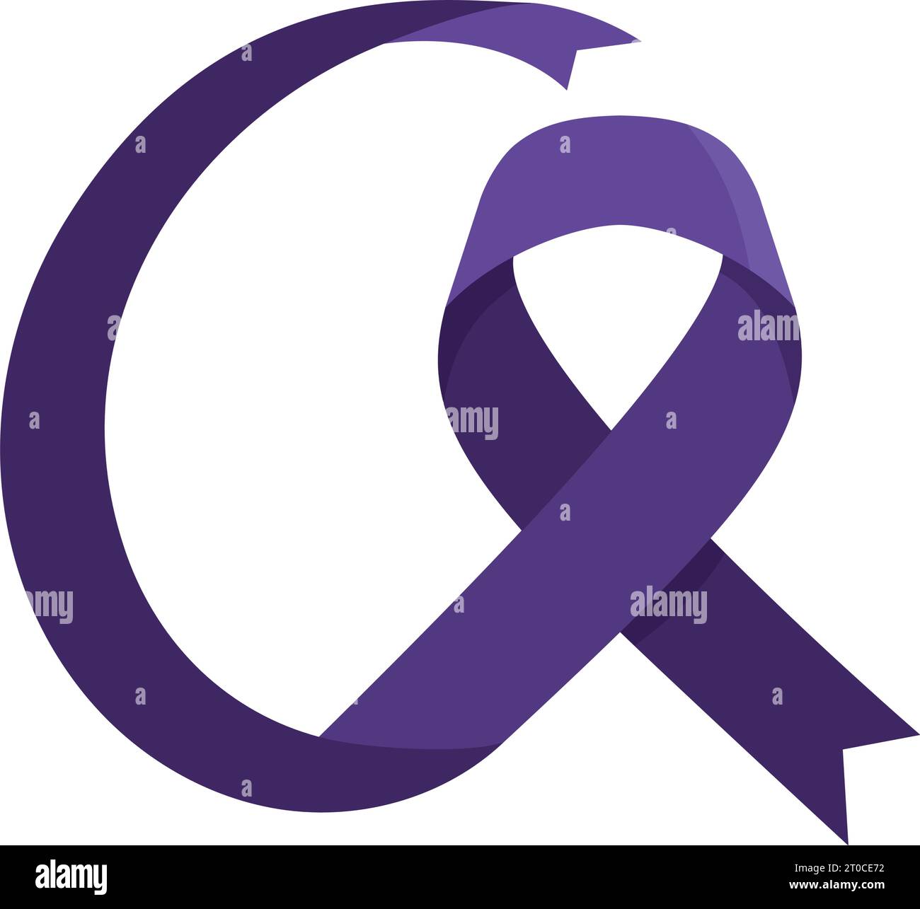 purple ribbon campaign help Stock Vector Image & Art - Alamy
