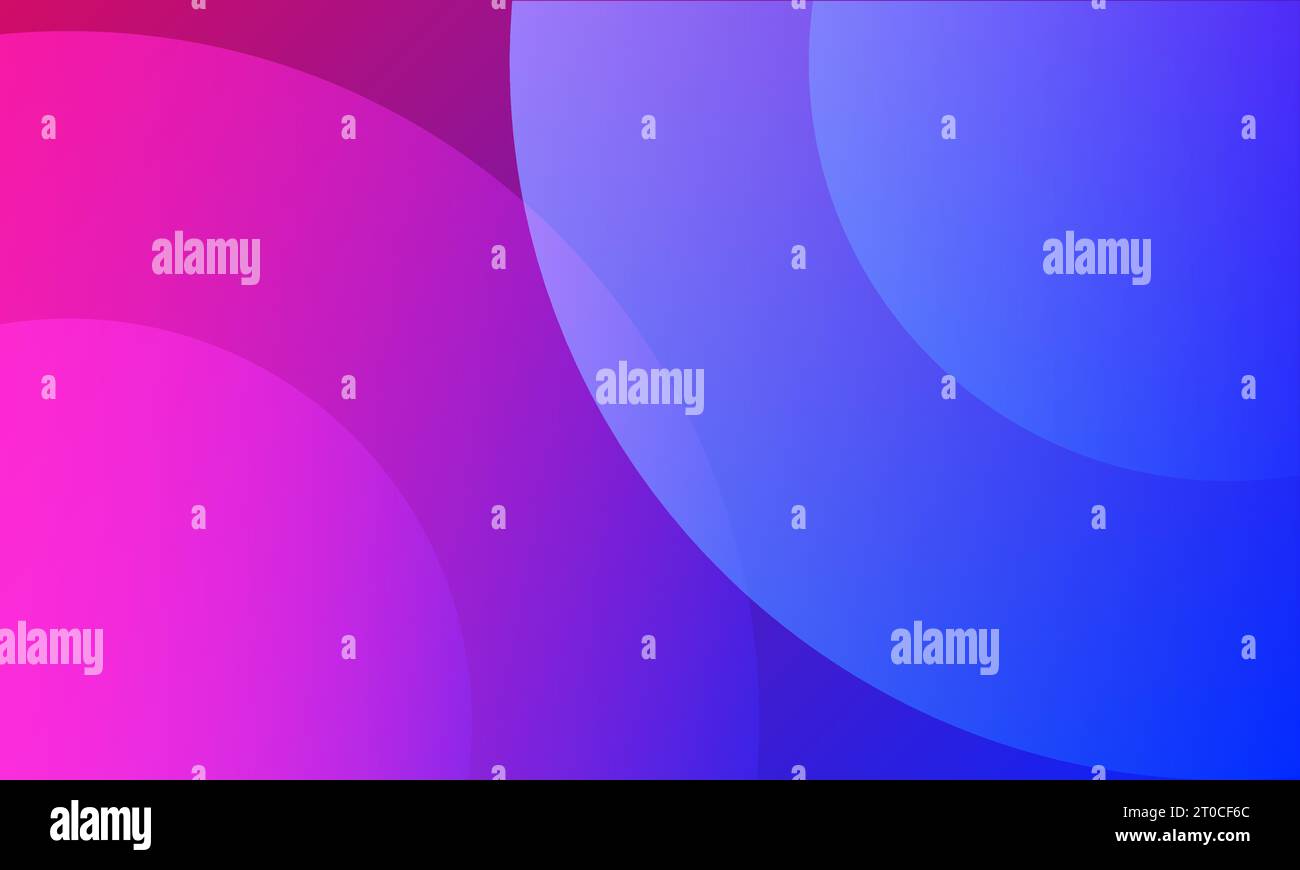 Abstract purple glowing lines circles curved background. Technology ...