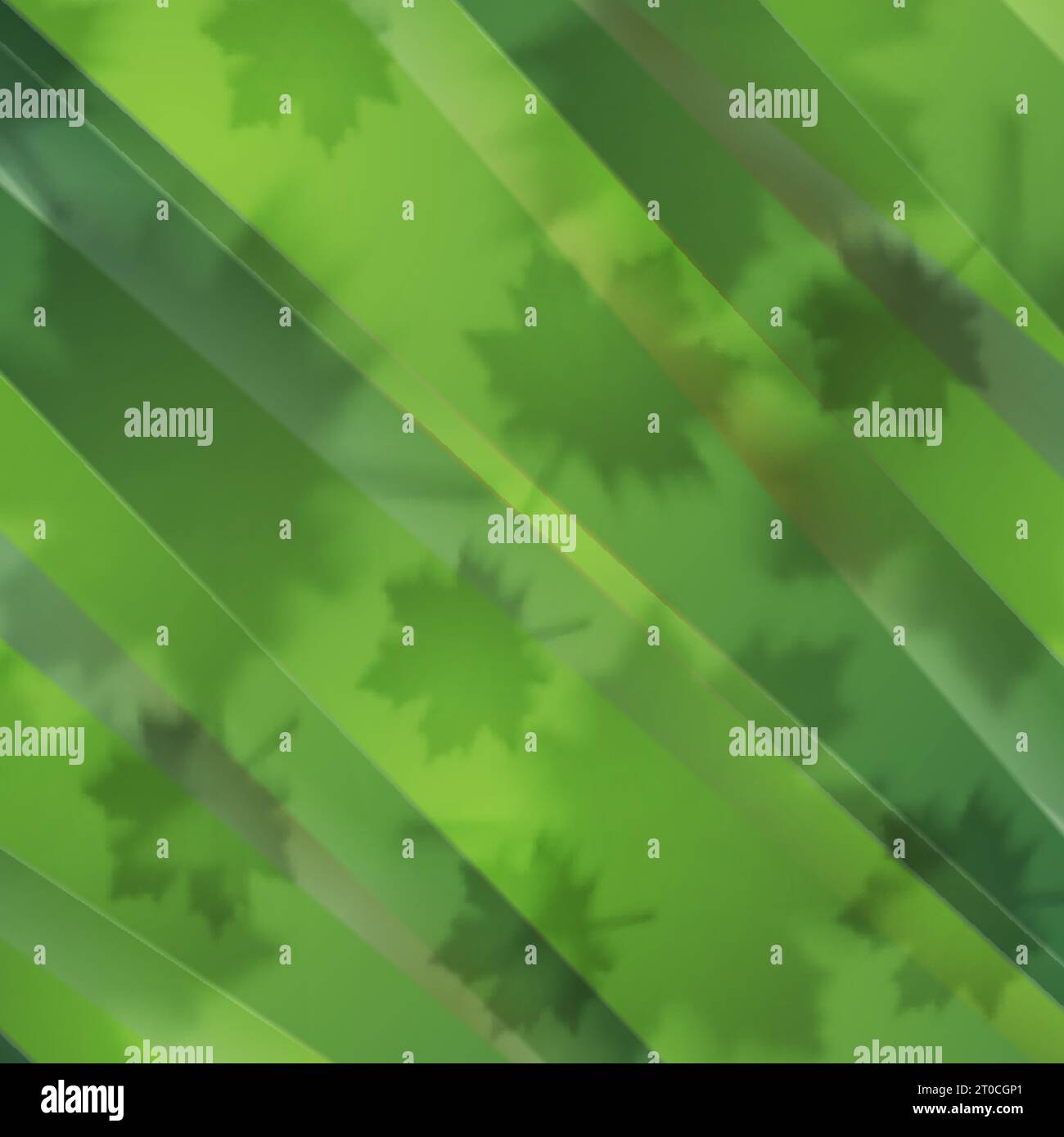 Abstract green blurred leaves shiny summer background. Vector design ...