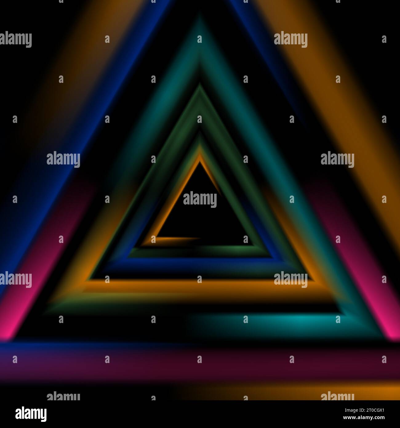 Colorful smooth abstract futuristic triangles. Technology polygonal ...