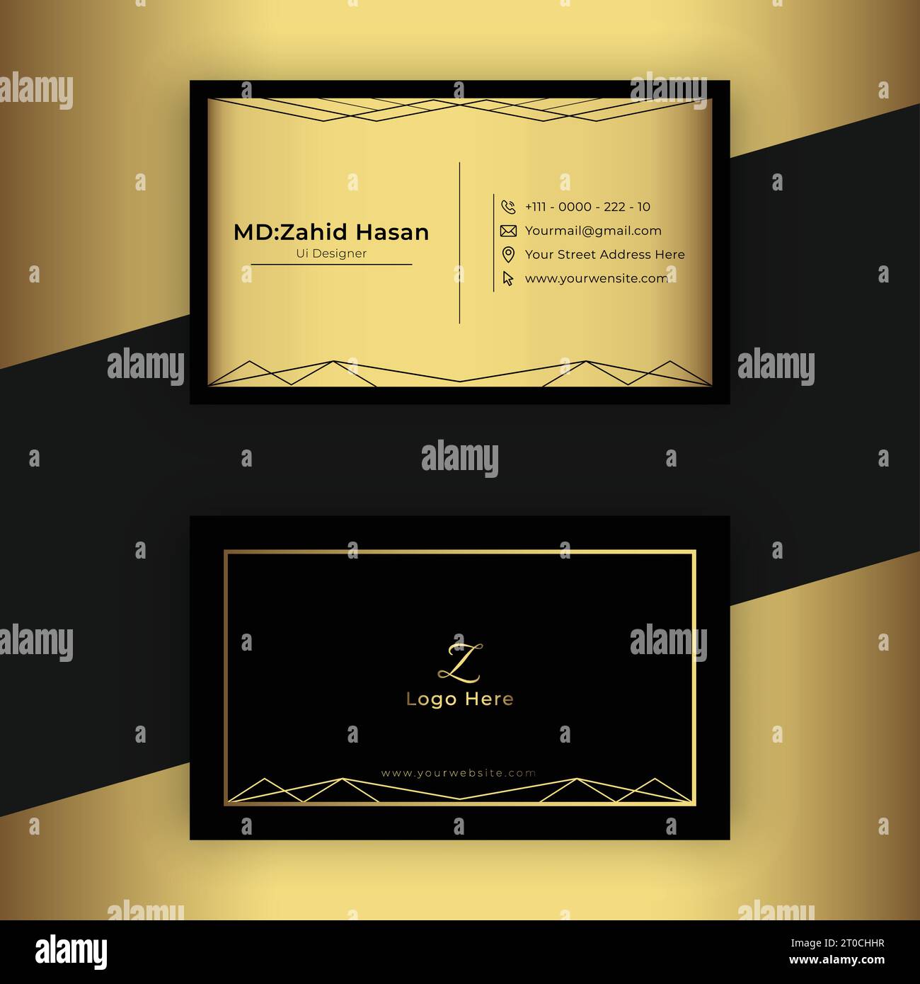 Modern card design hi-res stock photography and images - Alamy