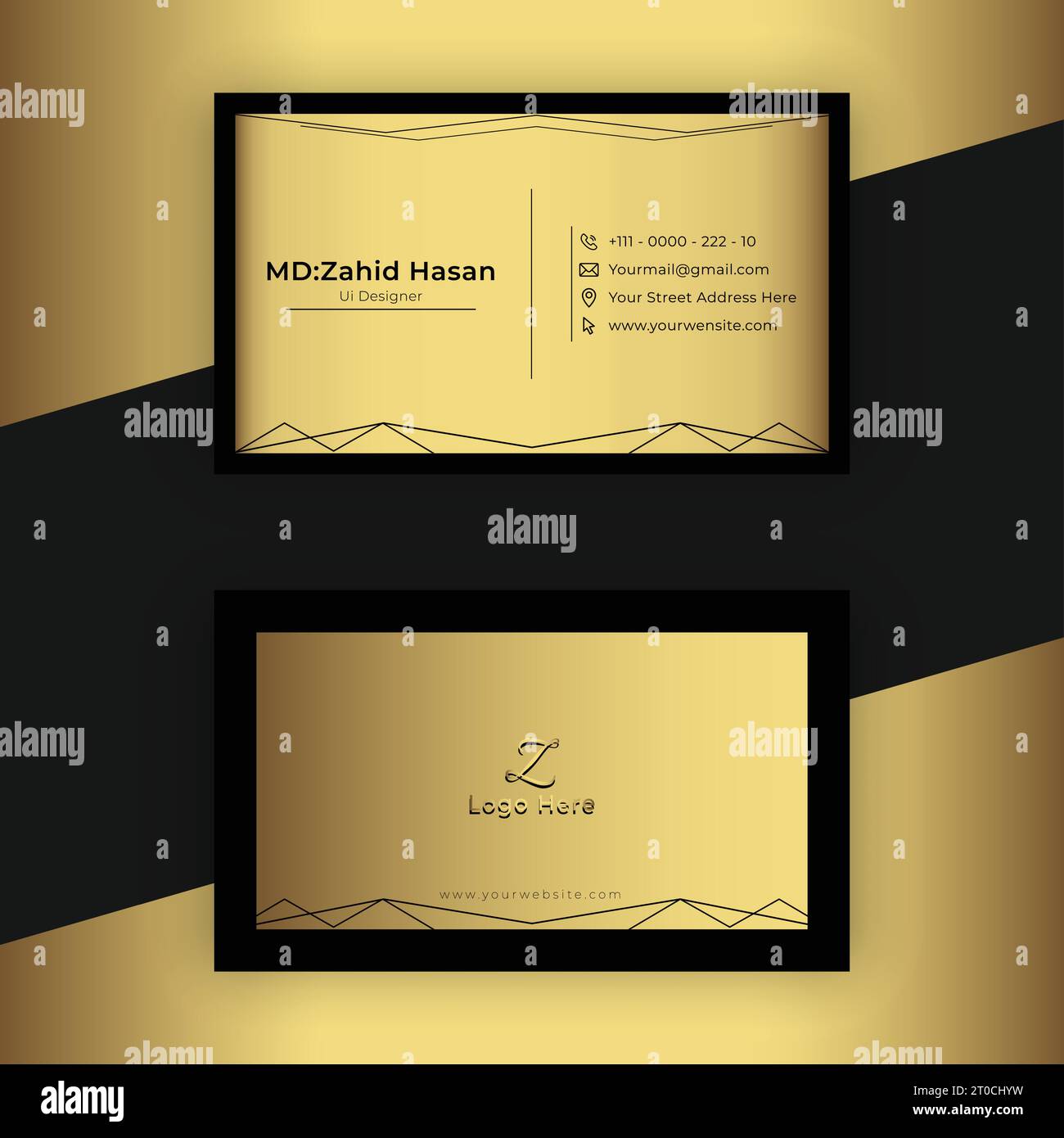 Creative card template design hi-res stock photography and images - Alamy