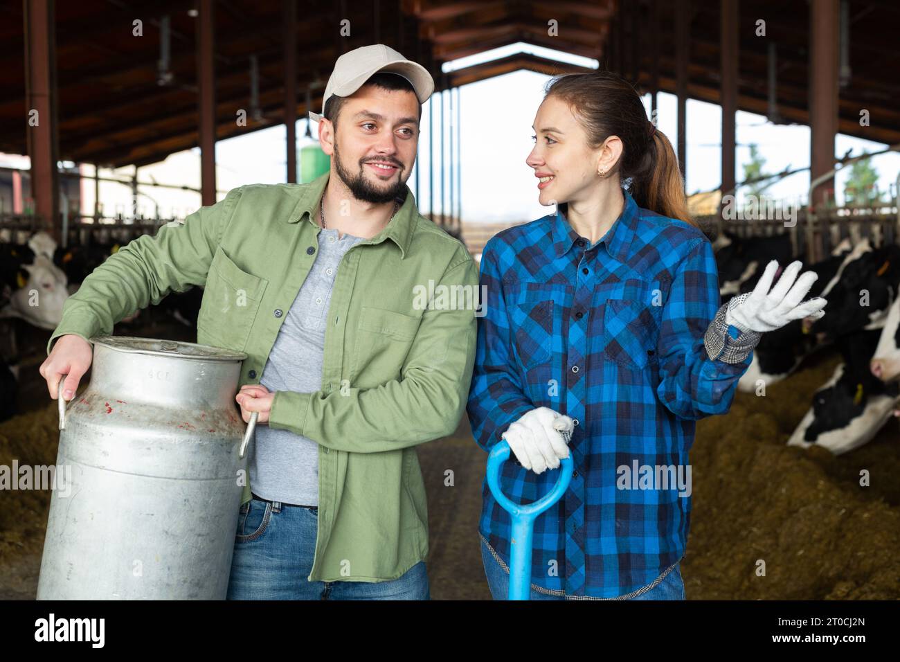 Man woman farm workers hi-res stock photography and images - Alamy