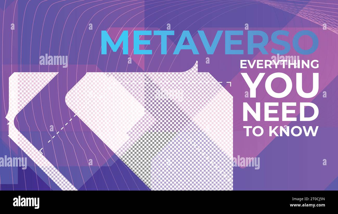 neon futuristic youtube thumbnail abstract technology metaverse concept ...