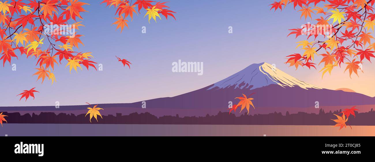 Mt fuji from above Stock Vector Images - Alamy