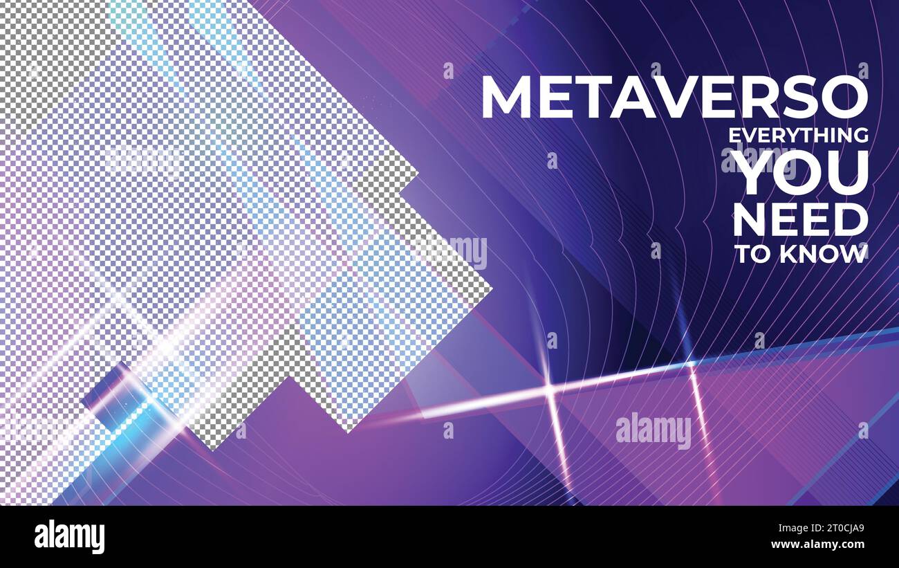 horizontal vertical gradient metaverse concept and wavy lines with neon ...