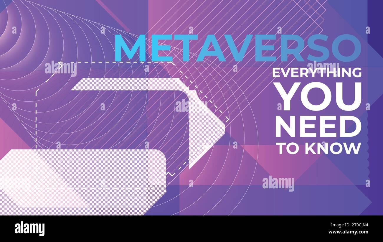 abstract neon light futuristic colorful technology metaverse concept ...