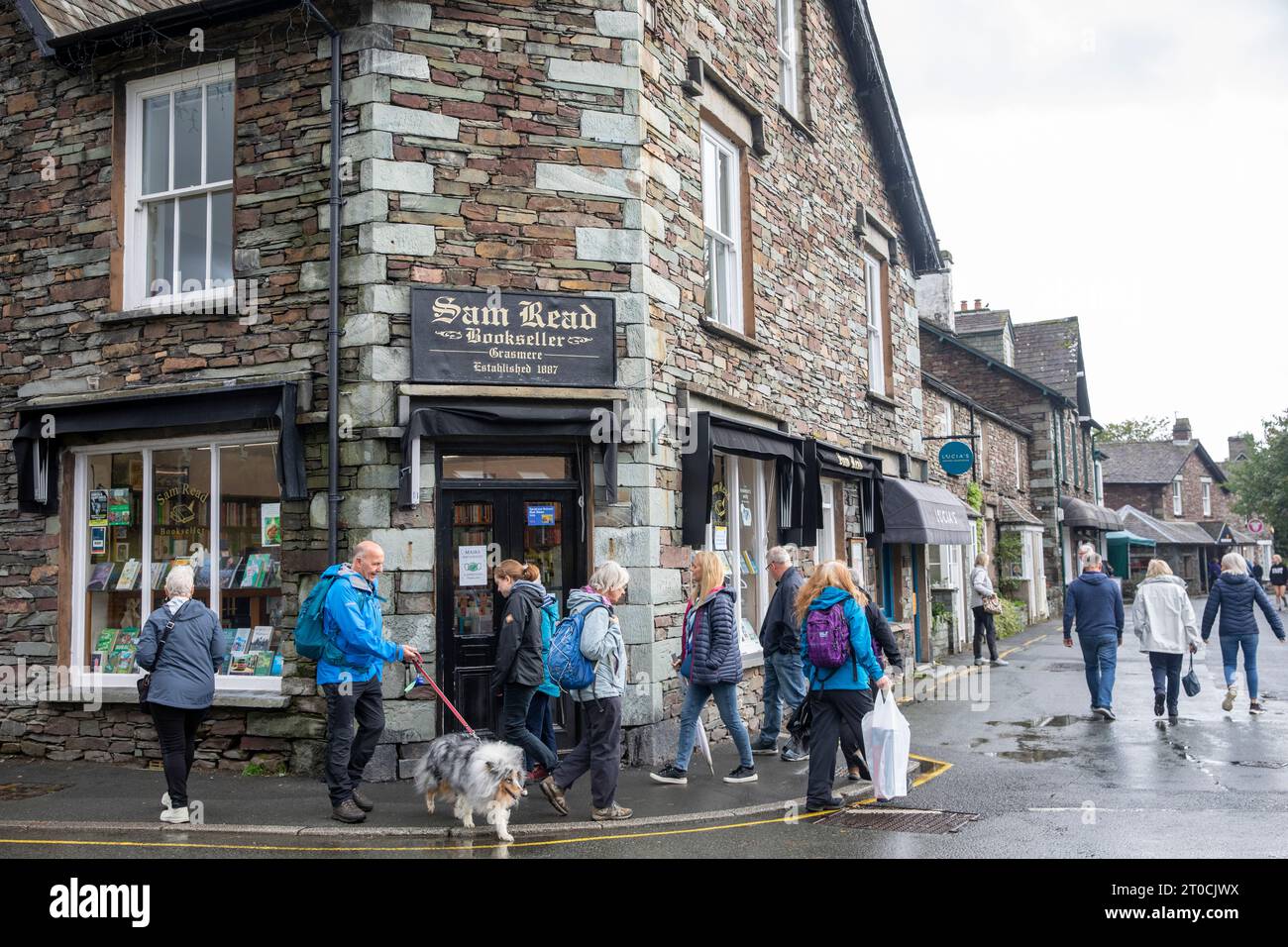 Grasmere village in the Kale District and Sam Read booksellers store in ...