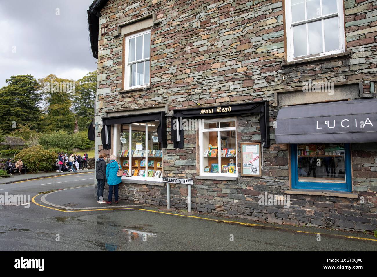 Grasmere village in the Kale District and Sam Read booksellers store in ...