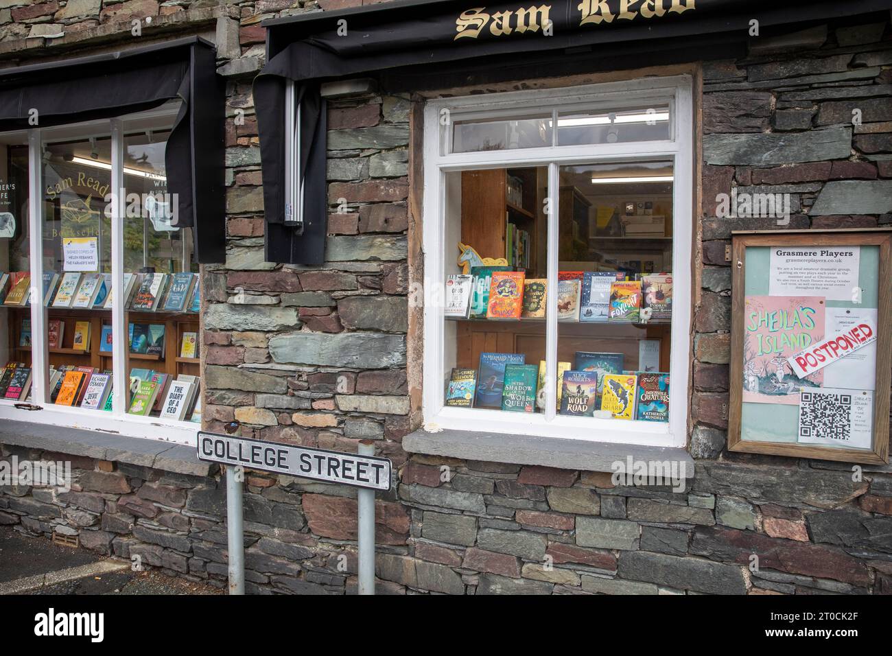 Grasmere village in the Kale District and Sam Read booksellers store in ...
