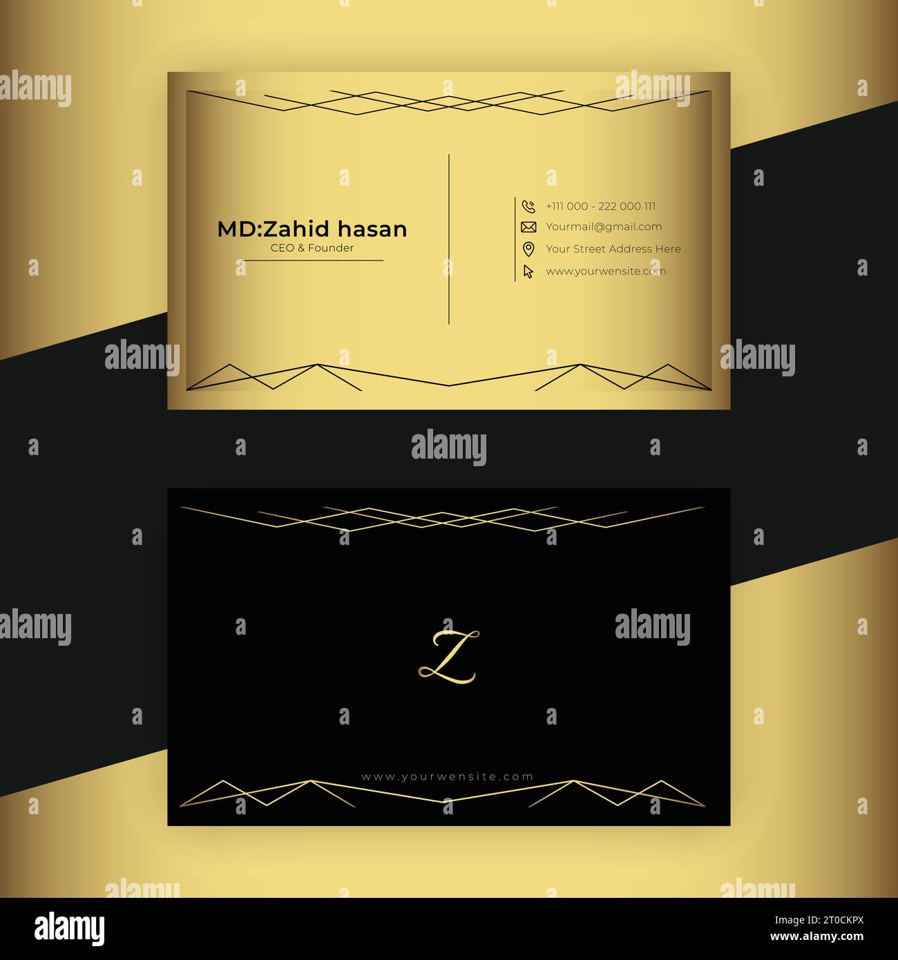 Modern card design Stock Vector Images - Alamy