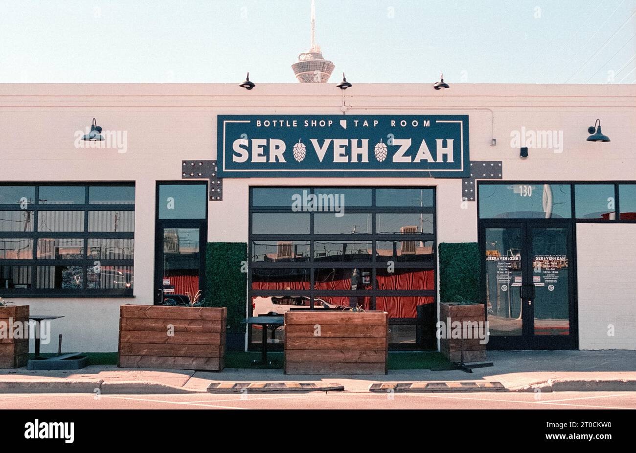 SER VEH ZAH bar, Arts District, Las Vegas, Nevada Stock Photo - Alamy