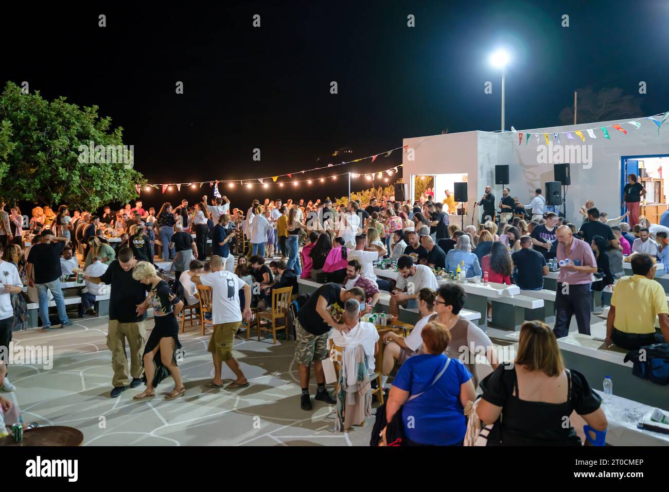 Ios, Greece - September 7, 2023 : 7, 2022 : A traditional festival in ...