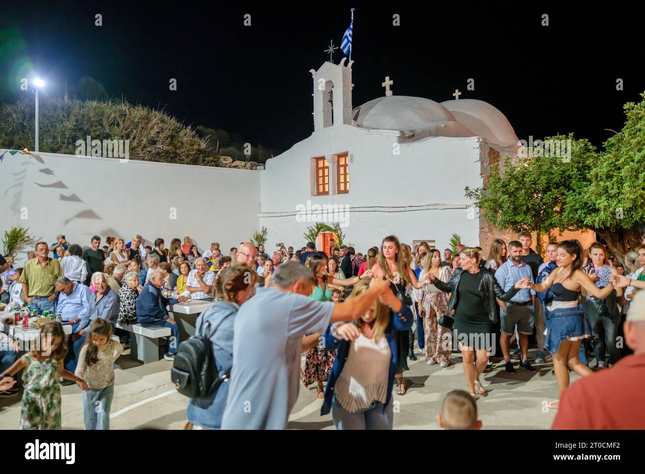 Ios, Greece - September 7, 2023 : 7, 2022 : A traditional festival in ...
