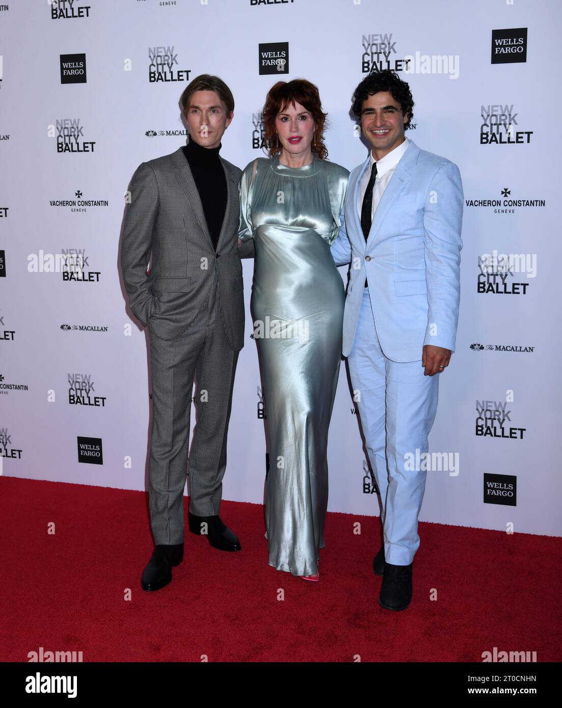 October 5, 2023, New York, New York, USA: Harrison Ball, Molly Ringwald ...