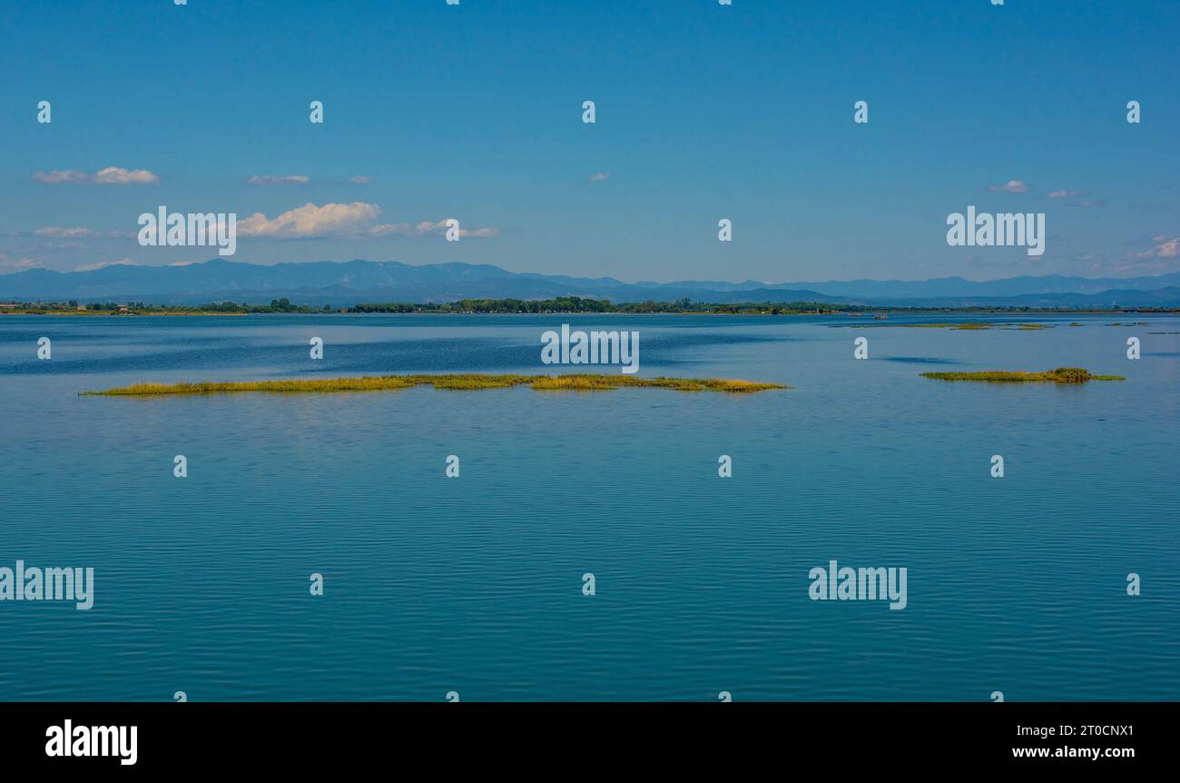 Shallow waters in the Grado section of the Marano and Grado Lagoon in ...