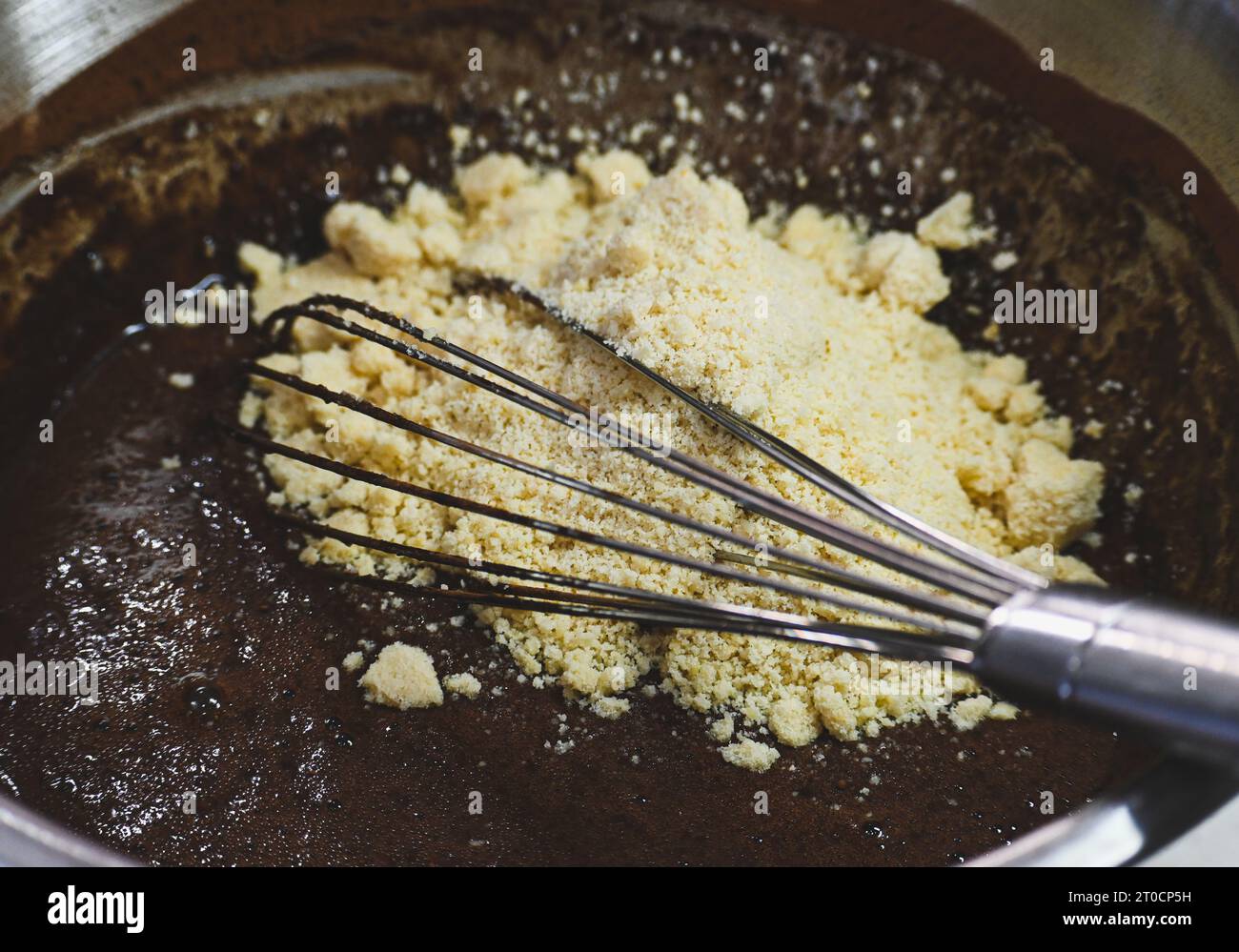 mixing chocolate cake Stock Photo - Alamy