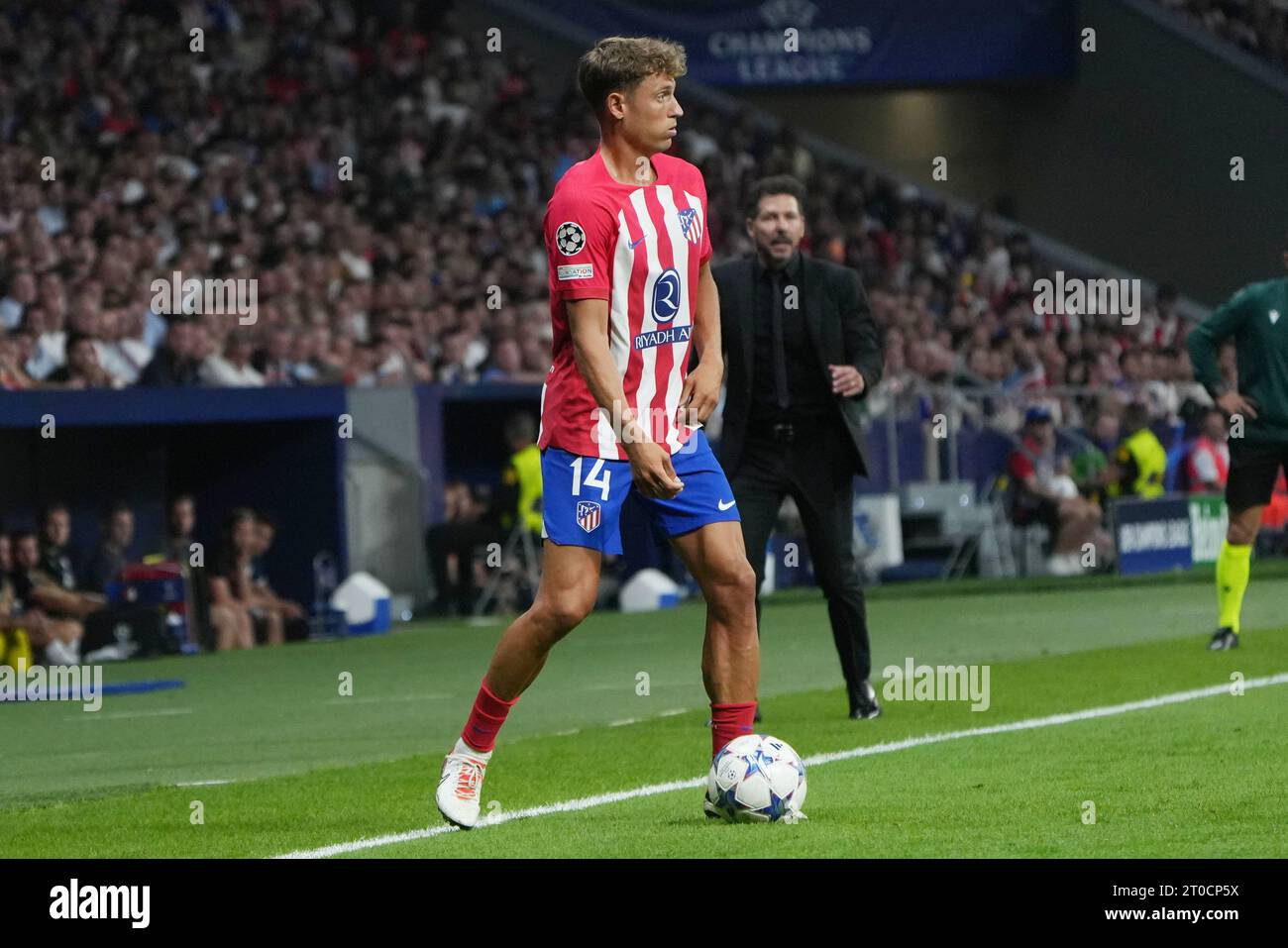 Marcos Llorente of Atletico de Madrid during the UEFA Champions League ...