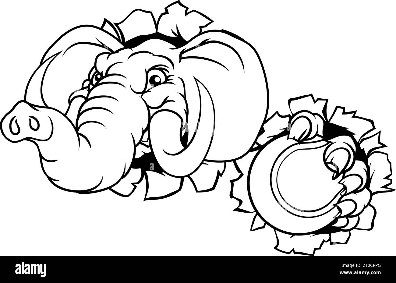 Sport tennis animals Stock Vector Images - Alamy