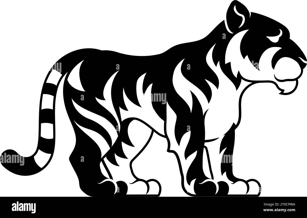 Tiger Chinese Zodiac Horoscope Animal Year Sign Stock Vector Image ...