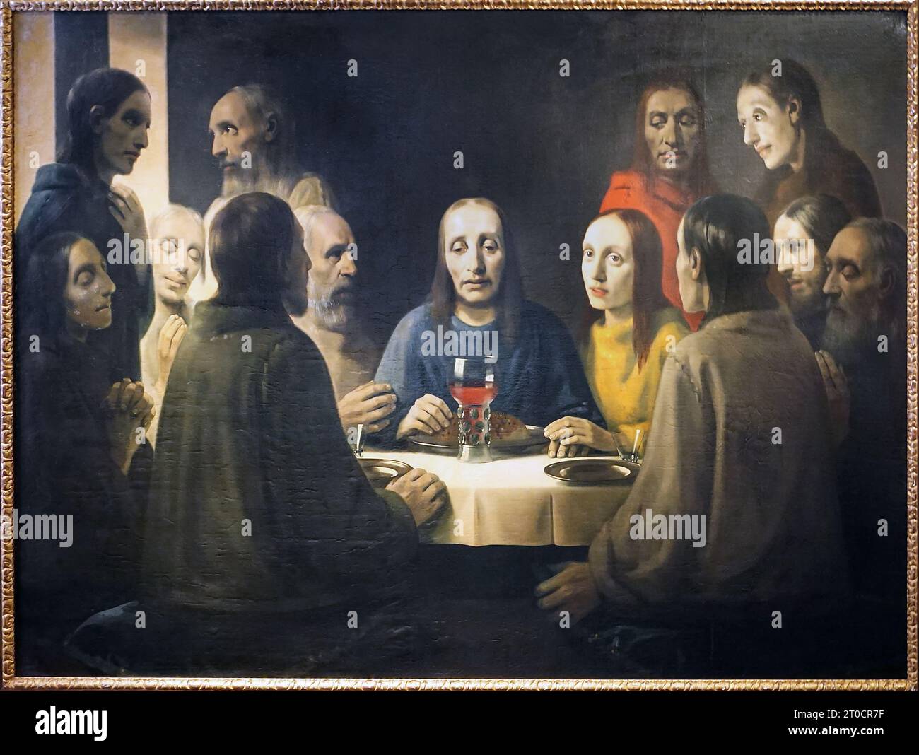 The Men at Emmaus.Het laatste avondmaal.Johannes Vermeer,Han van ...