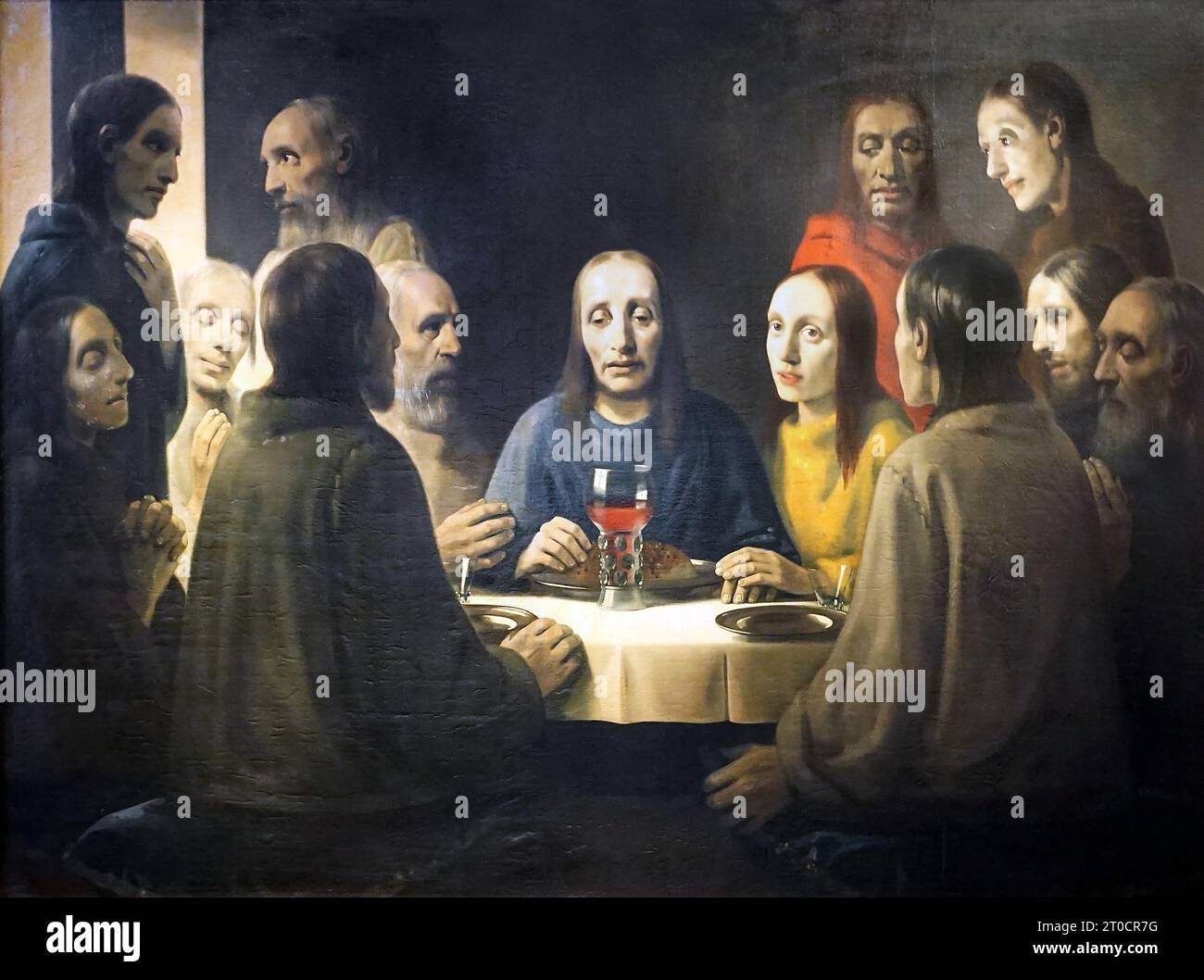 The Men at Emmaus.Het laatste avondmaal.Johannes Vermeer,Han van ...