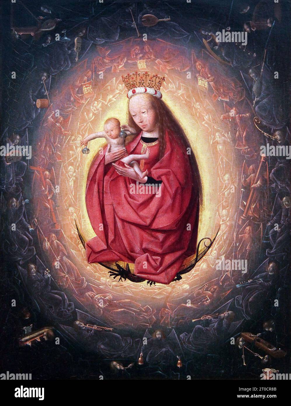 The Glorification of the Virgin Mary (1490-1495) by Geertgen tot Sint ...
