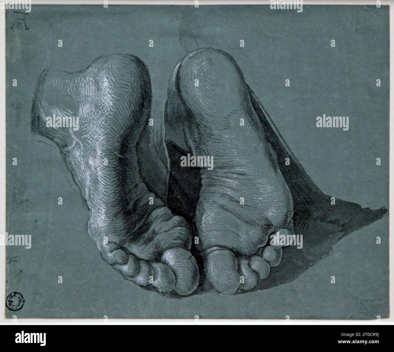 Artists painting with feet hi-res stock photography and images - Alamy